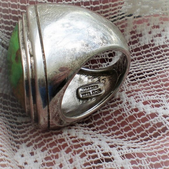 BASRSE | Jewelry | Designer Barse Sterling Silver 925 Faceted Green ...